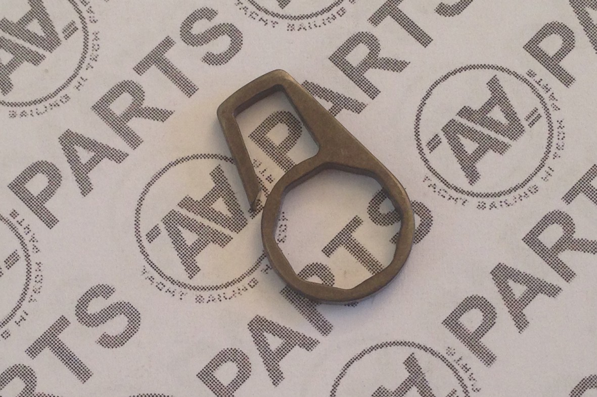 Attacco bugna con gancio - Round boom parts - Mainsail boom - Deck ...